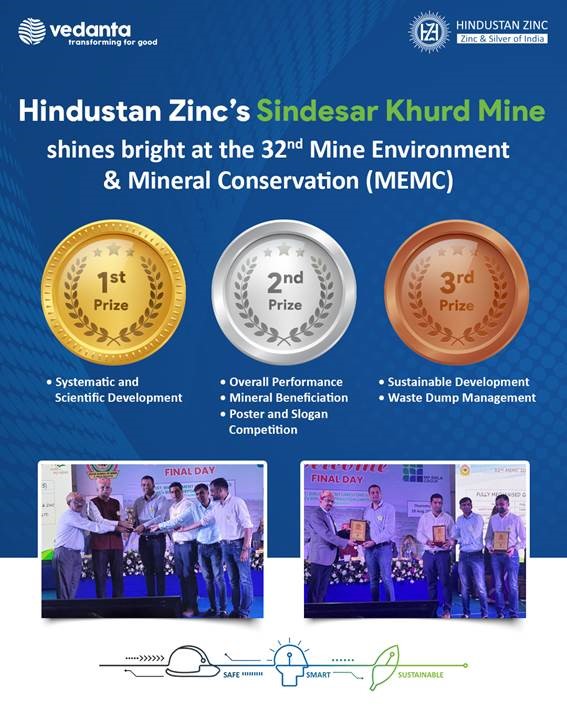 Hindustan Zinc’s Sindesar Khurd mine’s mega sweep at 32nd MEMC Week ...