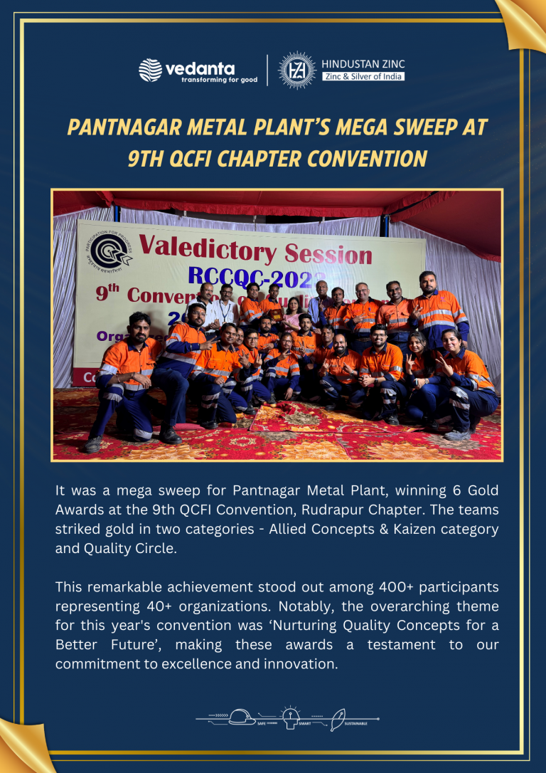 Pantnagar Metal Plant-s Mega Sweep at 9th QCFI Chapter Convention ...